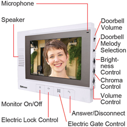 Swann High Resolution Intercom with LCD screen - 7" / 17.5cm (SW347-DV7 ...