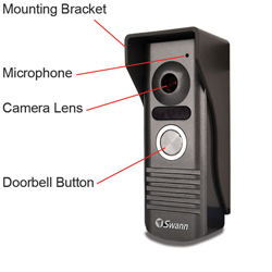 Swann High Resolution Intercom with LCD screen - 7" / 17.5cm (SW347-DV7 ...