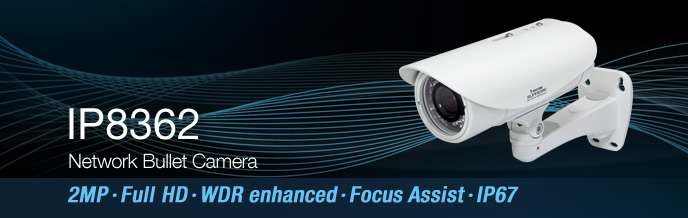 Vivotek IP8362 Network Bullet Camera - 2MP, 1920x1080, Full ...