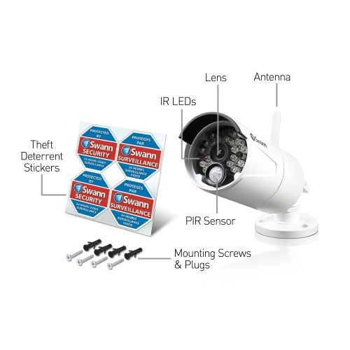 Swann SWADW-410KIT Digital Wireless Security System Monitor ...