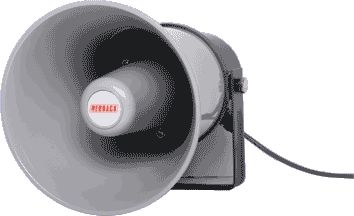 Redback 10W Plastic Horn Speaker - EWIS, IP66 Rated, Grey (C2053 ...