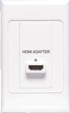 HPM HDMI Wall Plate - 1x HDMI, HPM Excel (P6870) | Techtronics Australia