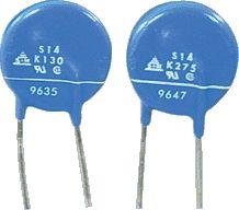 Metal Oxide Varistors - 275V AC, 10mm, 2500A (R4407) | Techtronics ...