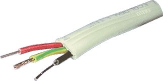 3 Core TPS Flat Building Wire - Lights Mains Cable (W0587 ...