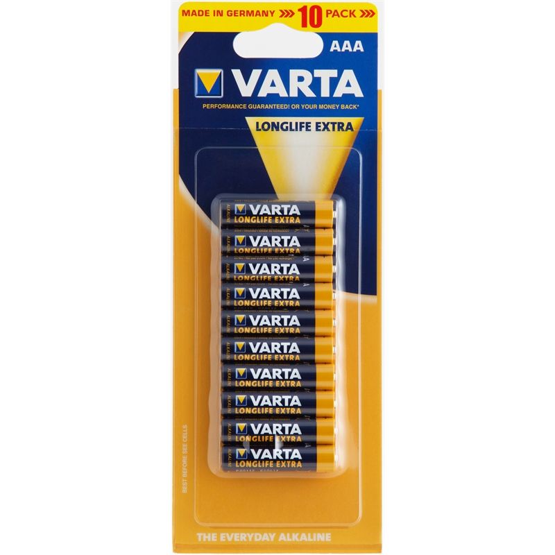 Varta 10 x AAA Alkaline Battery (4103 249 410) | Techtronics Australia