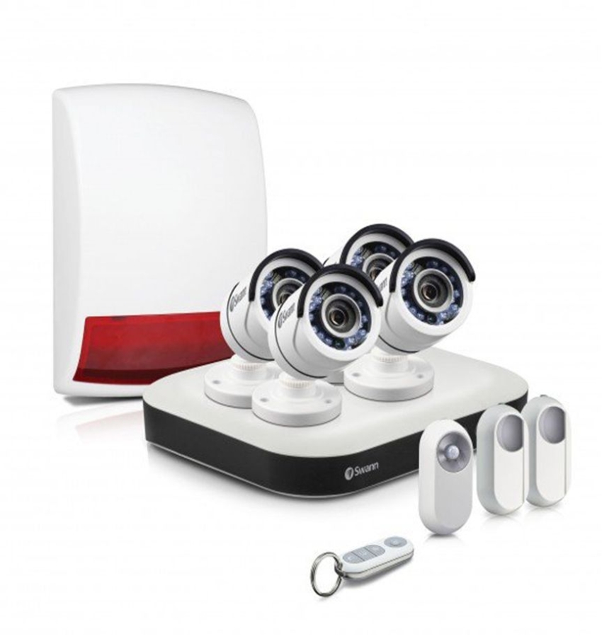 Swann DVR8-5000B Complete Home Security System (SWDSK-850004B) | Techtronics Australia