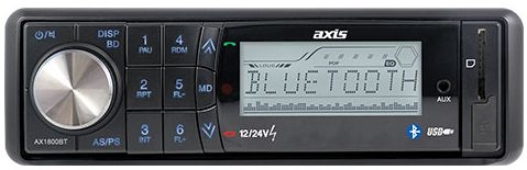 AXIS AX1800BT 12/24V Mechless Bluetooth Receiver - 86mm, Short-Chassis ...