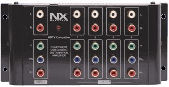 4-Way Component Video & Audio Distribution Amp | Techtronics Australia