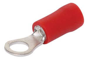 Ring Terminal - Red, 4mm, Pack of 10 (H2036B) | Techtronics Australia