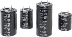 Electrolytic Capacitors - 400V, 68uF, 25mm, PCB Mount (R5348 ...