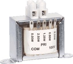 Audio Transformer - 0.33 - 5W, 100V, 8 Ohm (M1112) | Techtronics Australia